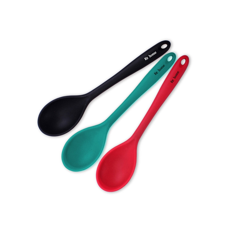 Colher em Silicone Verde Collor Full- Loja Apolo